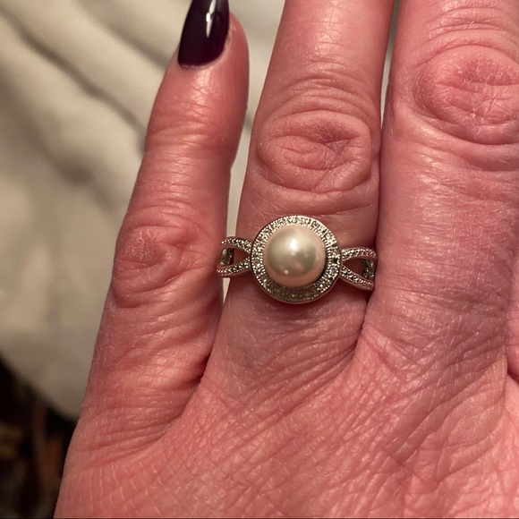 Jewelry | Stamped S925 Silver Pearlcz Ring | Poshmark